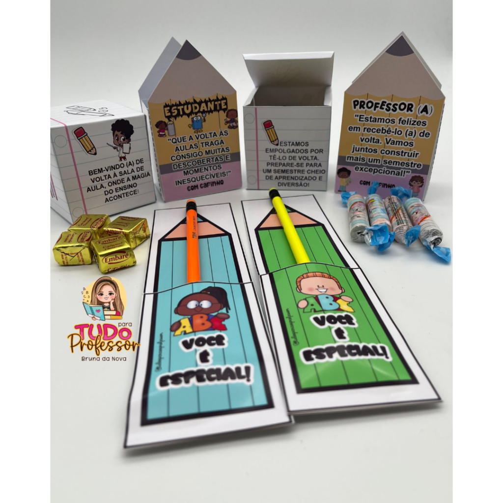 Kit Alunos e Professores Volta as Aulas - Loja - Tudo Para o Professor