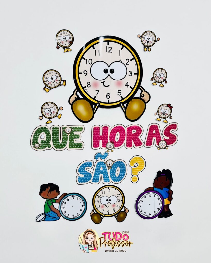 Kit Que Horas São? - Loja - Tudo Para o Professor