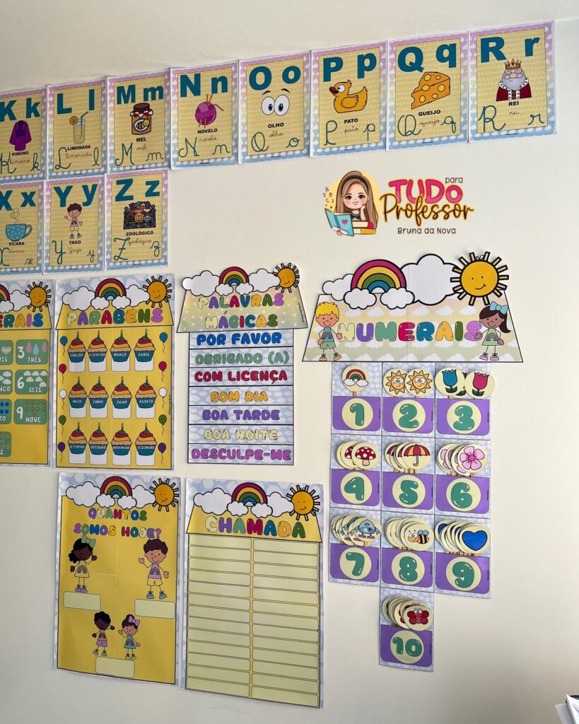 Kit Sala de Aula Arco-íris - Loja - Tudo Para o Professor