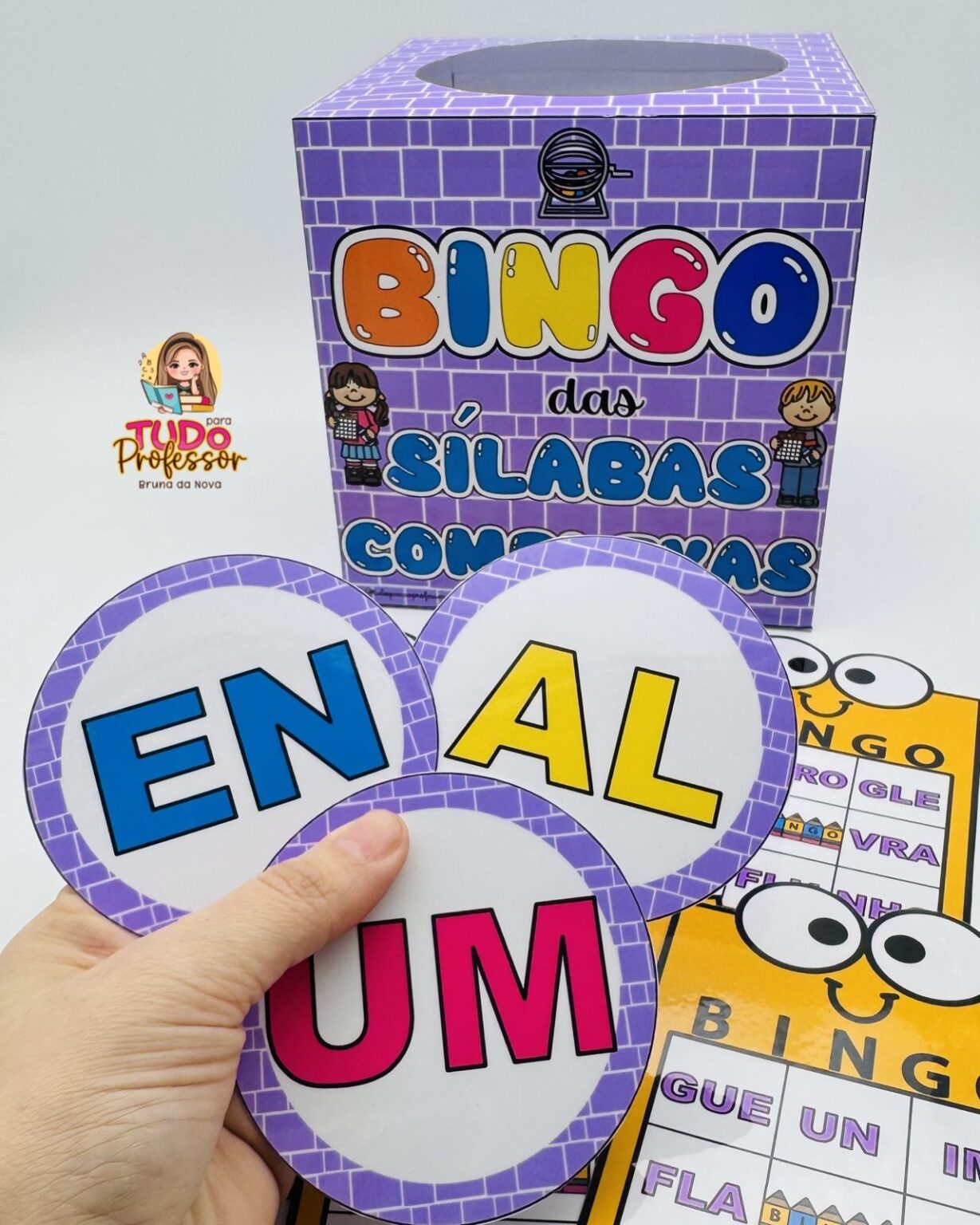 Bingo Sílabas Complexas Caixa - Loja - Tudo Para o Professor