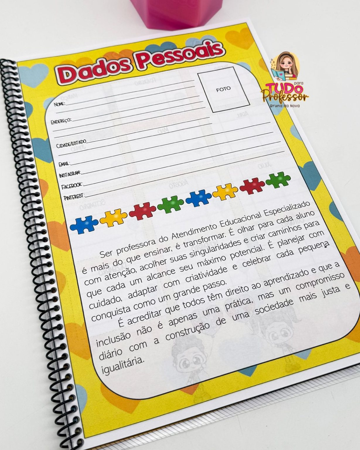 Planner AEE 2025 - Loja - Tudo Para o Professor