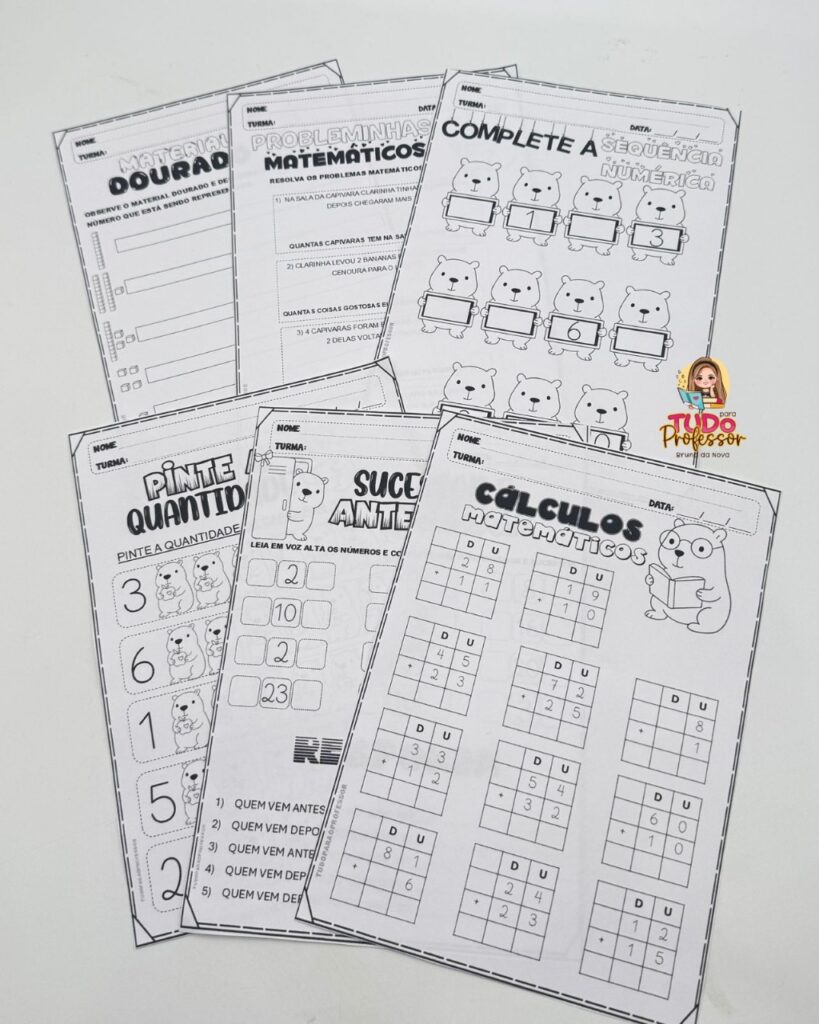 Sequência de Atividades Capivara - Loja - Tudo Para o Professor